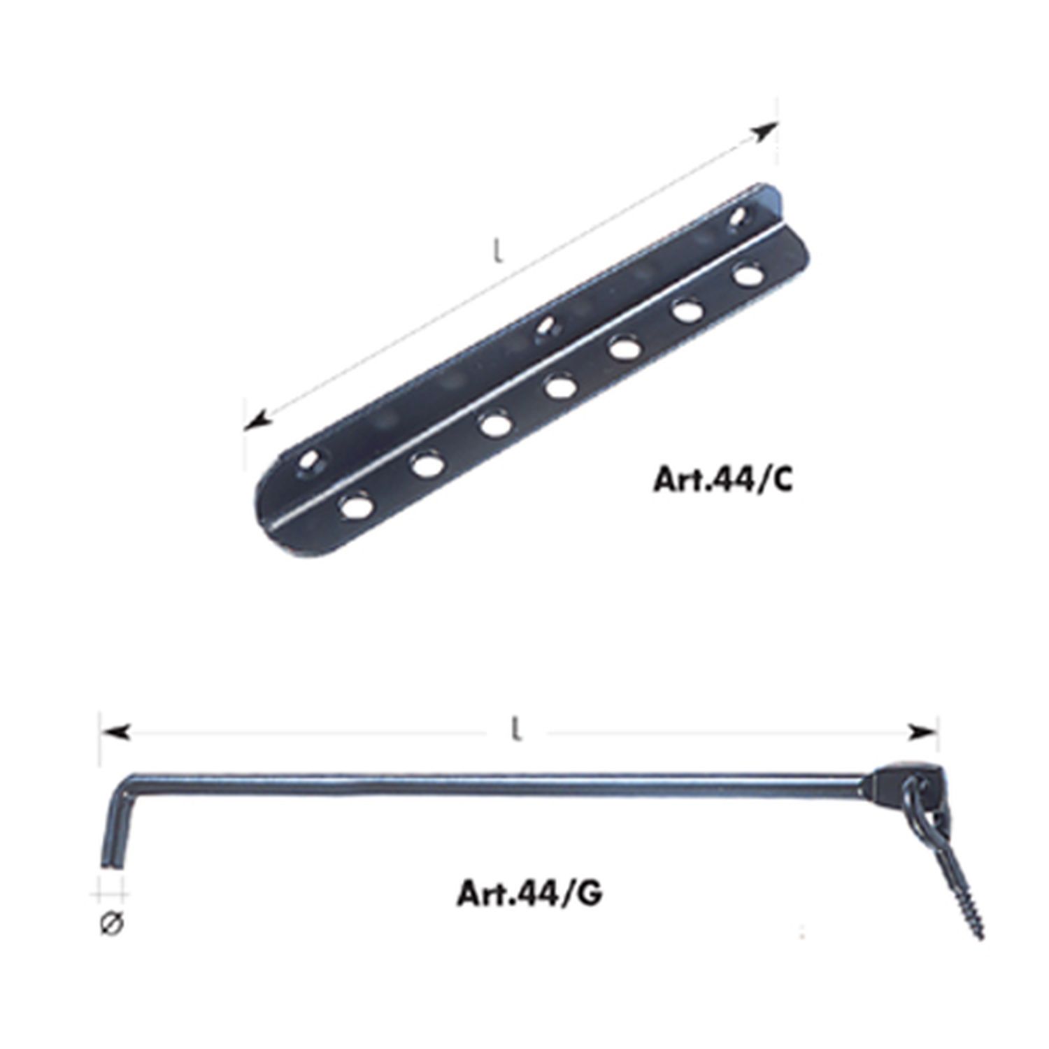 Iron rack for shutter